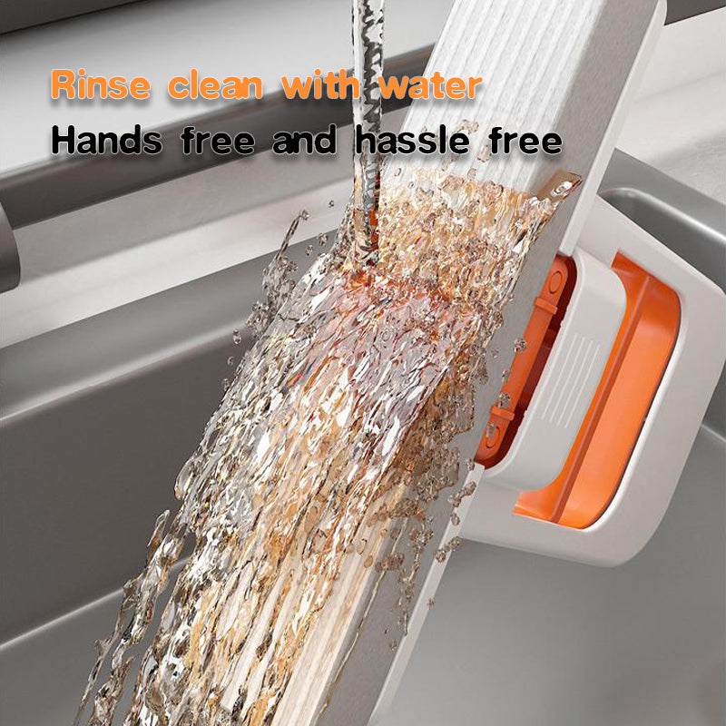 BowLift | Hands-Free Folding Mini Mop – Compact Squeeze Mop for Kitchen ...