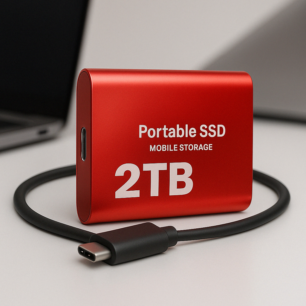 BowLift | DataSprint External SSD 2TB – Fast USB-C storage up to 1050 MB/s