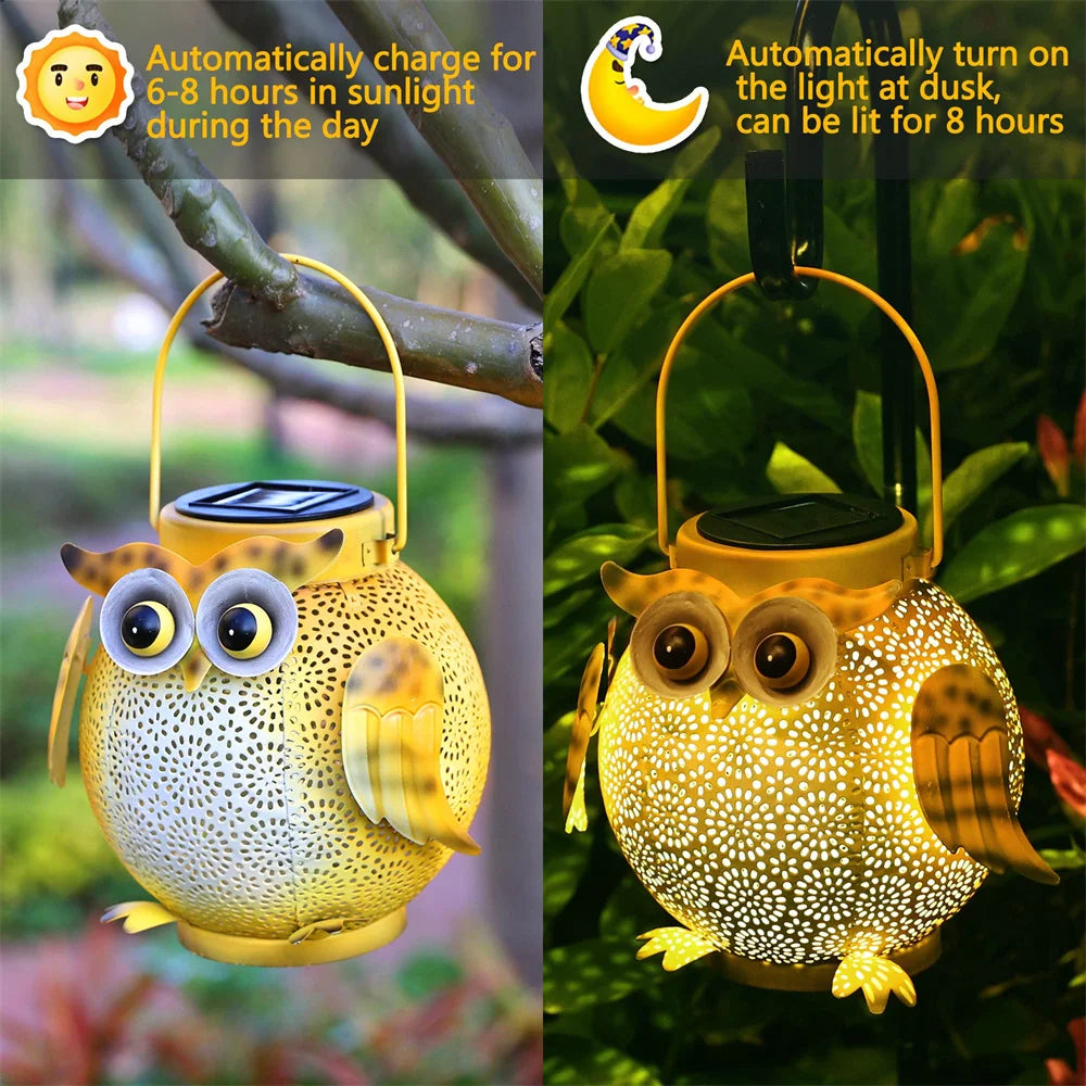 BowLift | LumiTiere Solar Animal Lantern | Handmade Garden Light with ...